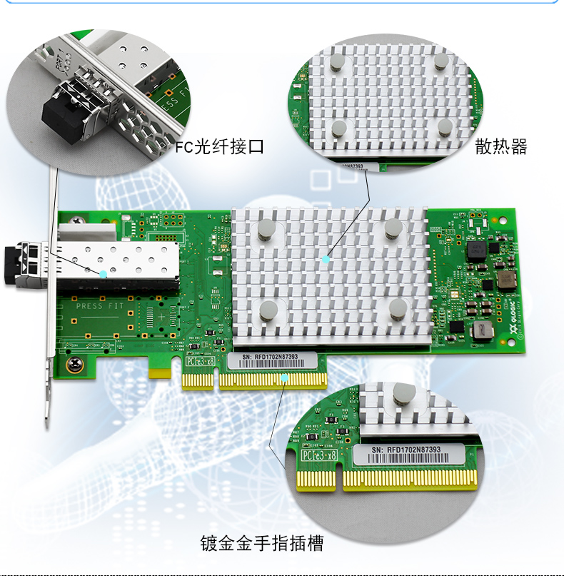 QLOGIC QLE2690 光纤通道卡